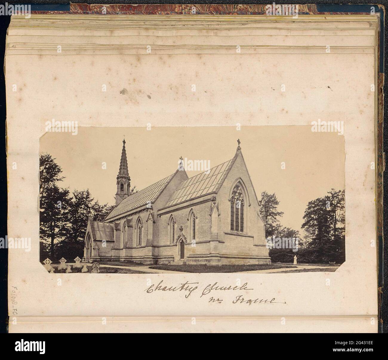 Exterior of a chantry chapel and a cemetery at Frome; Chantry Church Nr ...
