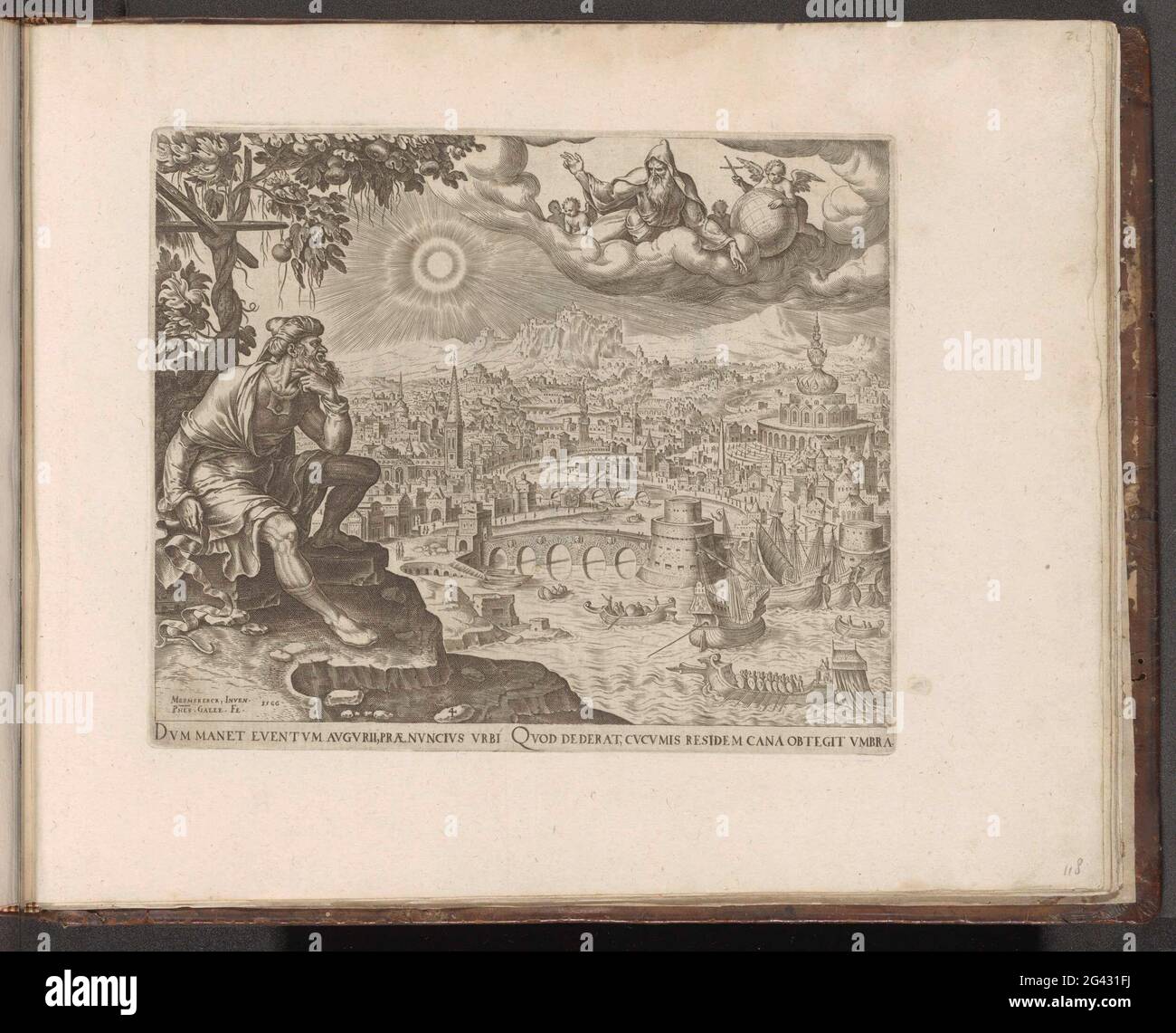 Jonah is under the wonder tree; History of Jonah; Thesaurus Sacrarum ...