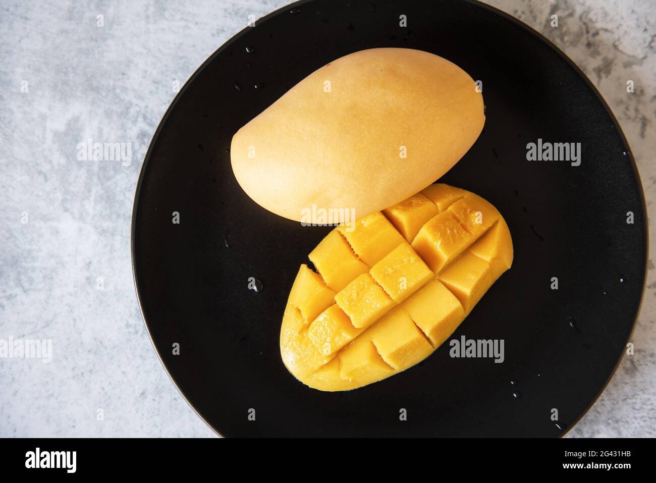 Yellow green mango abstract hi-res stock photography and images - Alamy