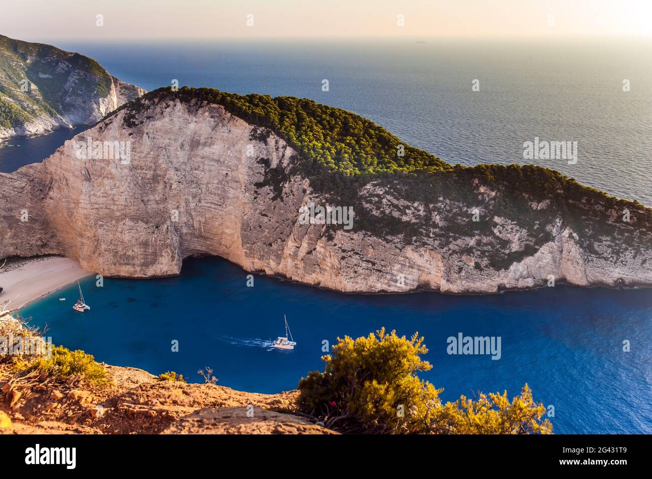 Navajo Bay (Navagio Beach Stock Photo - Alamy