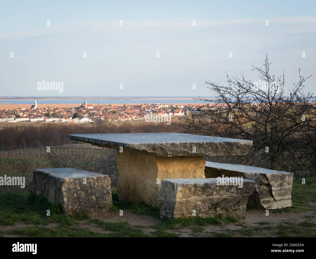 Village of Rust in Burgenland Austria Stock Photo - Alamy