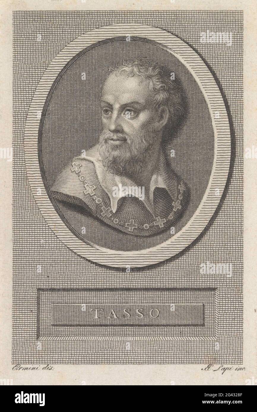 Portrait of poet torquato tasso Stock Photo - Alamy
