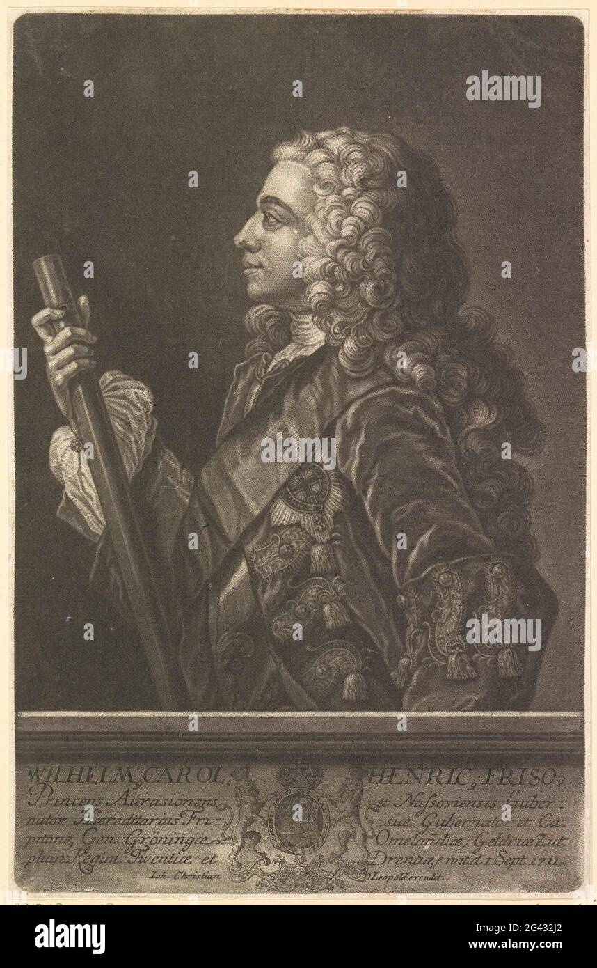 Portrait of Willem IV, Prince of Orange-Nassau. Portrait of Willem IV ...