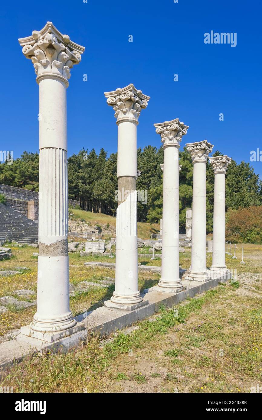 Temple of Apollo, Asklepion, Kos, Dodecanese Islands, Greece, Europe ...