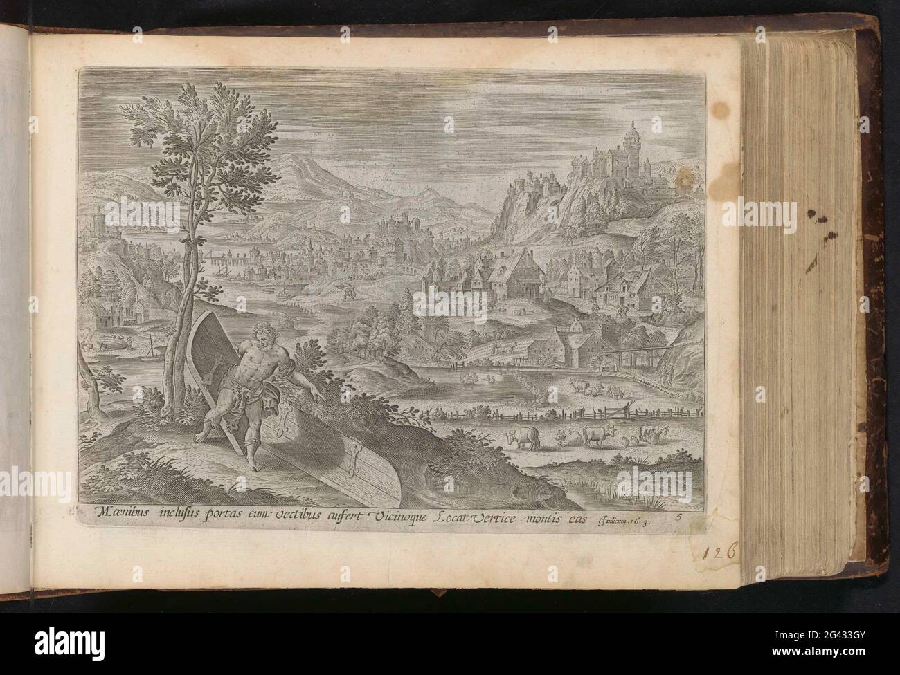 Simson carries the gates of Gaza; The history of Samson; History of ...