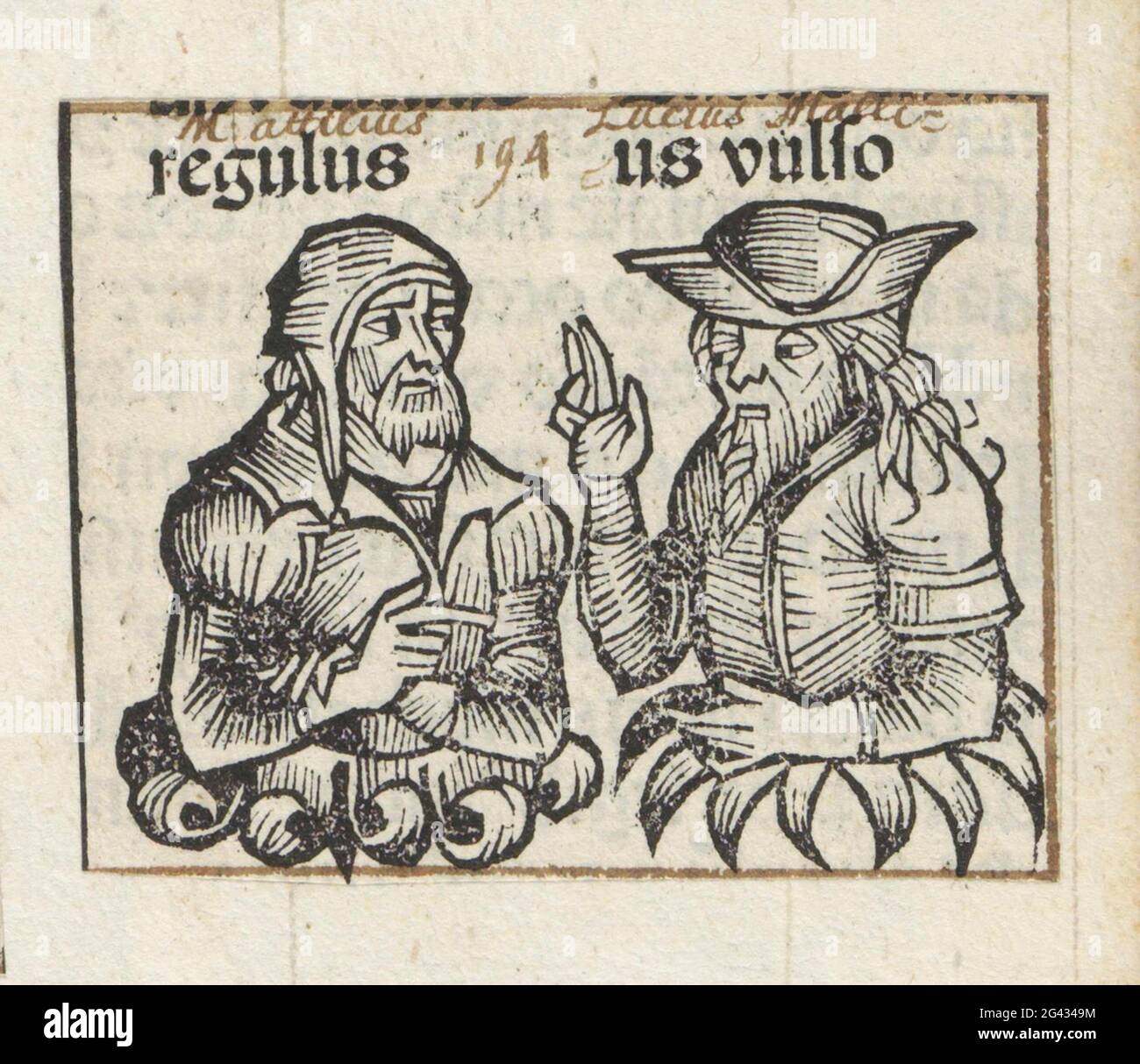 M. Atilius Regulus and Lucius Manlius Vulso; [M. Atillius] Regulus ...