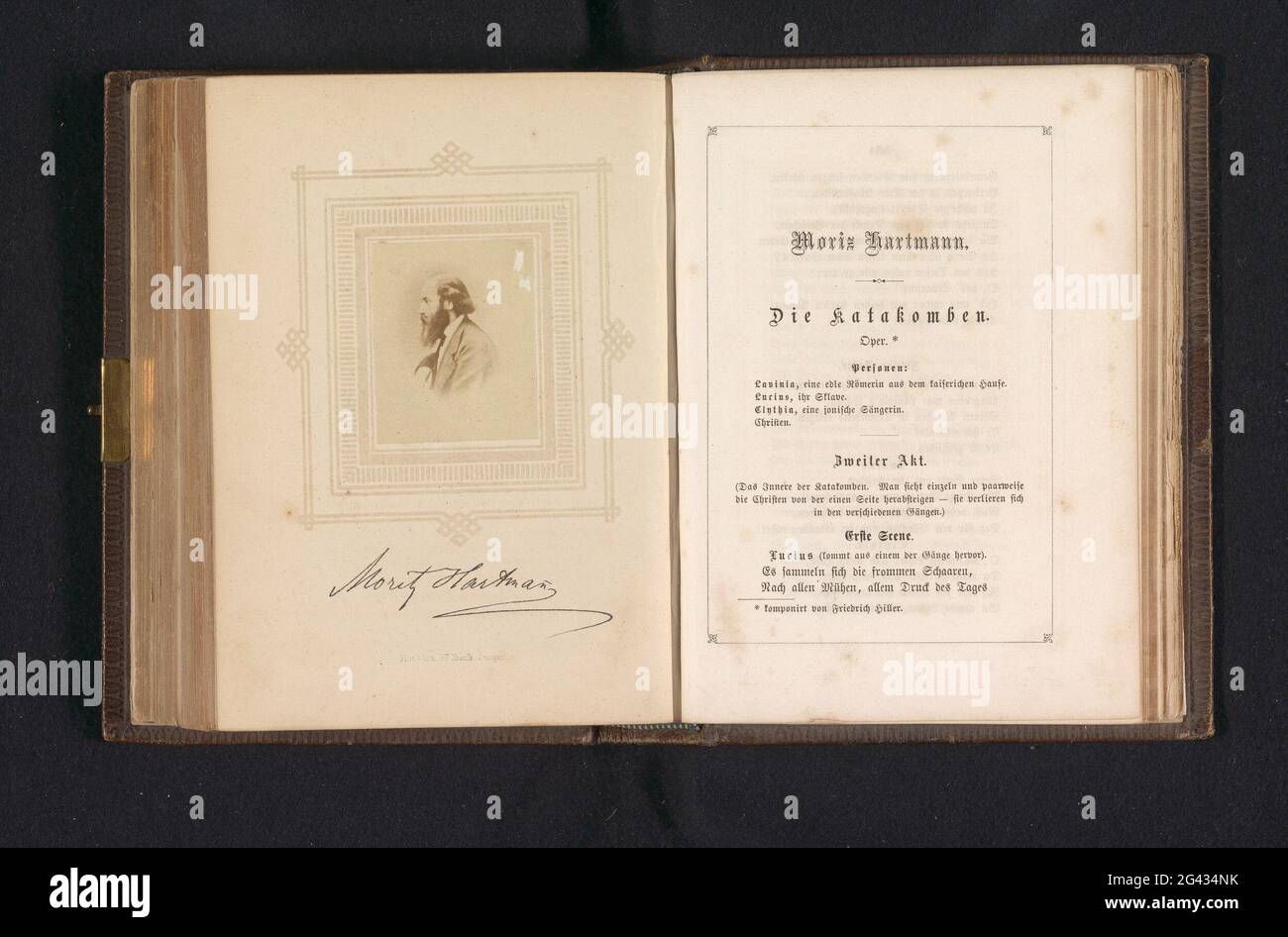 Portrait of Moritz Hartmann Stock Photo - Alamy