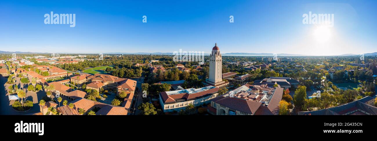 Stanford university aerial hi-res stock photography and images - Alamy