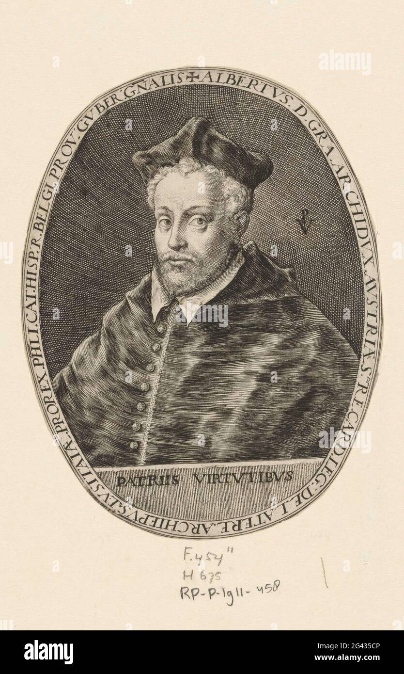 Portrait of Albrecht as Cardinal. Portrait of Albrecht, Archduke of ...