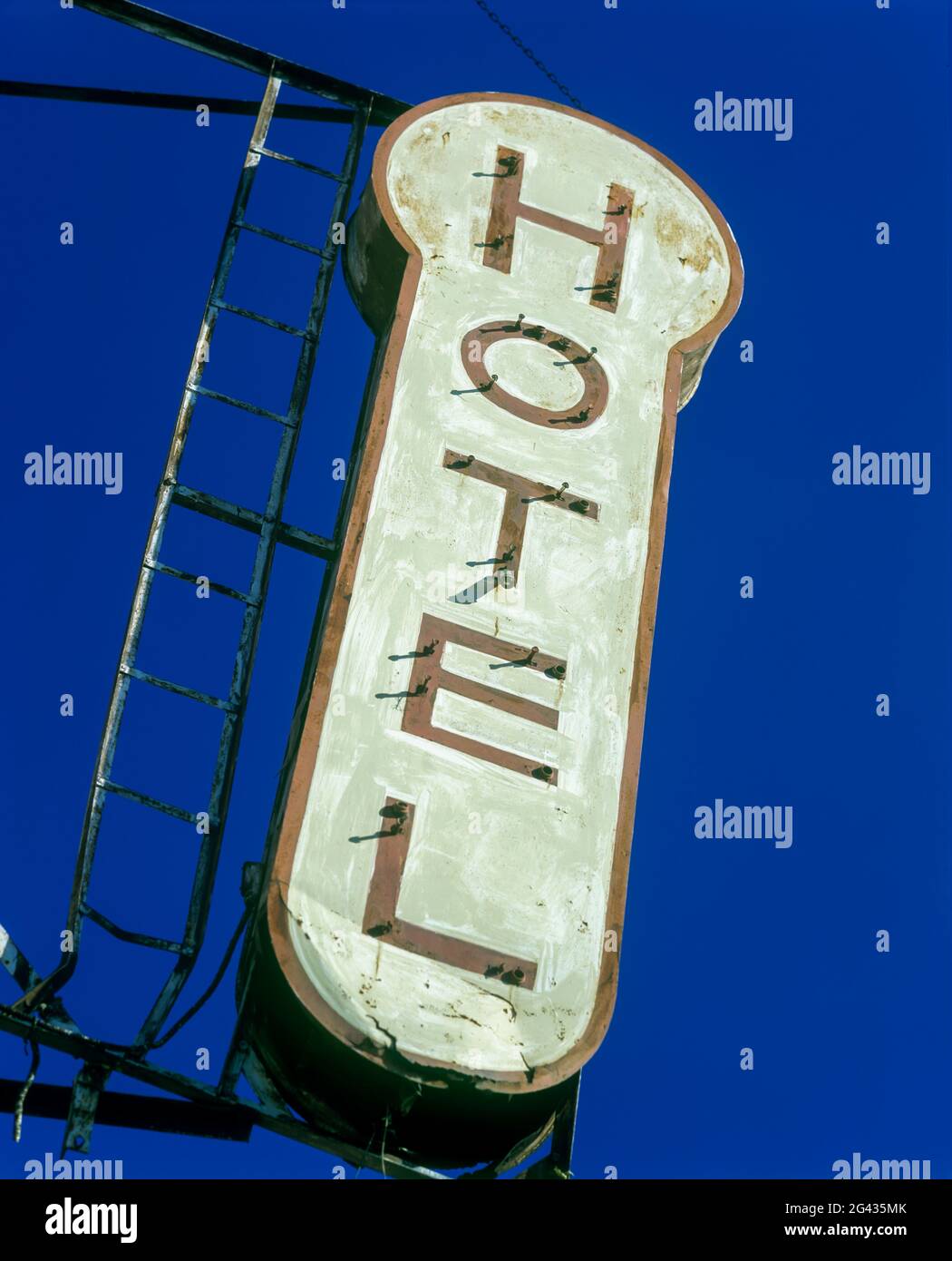 2006 HISTORICAL RUSTED OLD HOTEL SIGN KELLER HOTEL GREENWICH VILLAGE ...