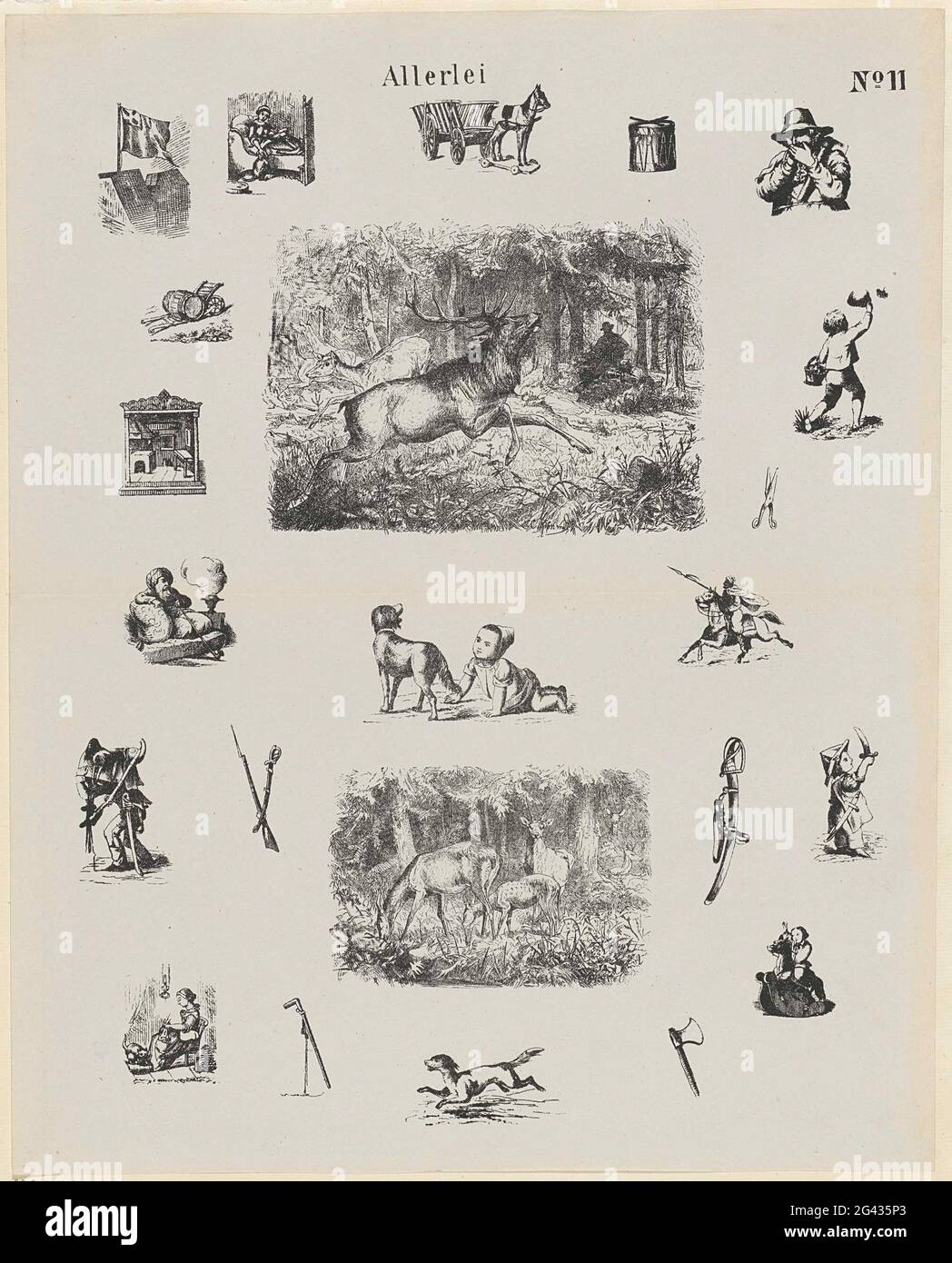 All kinds of; Meijer's prints. Sheet with 23 performances from ...