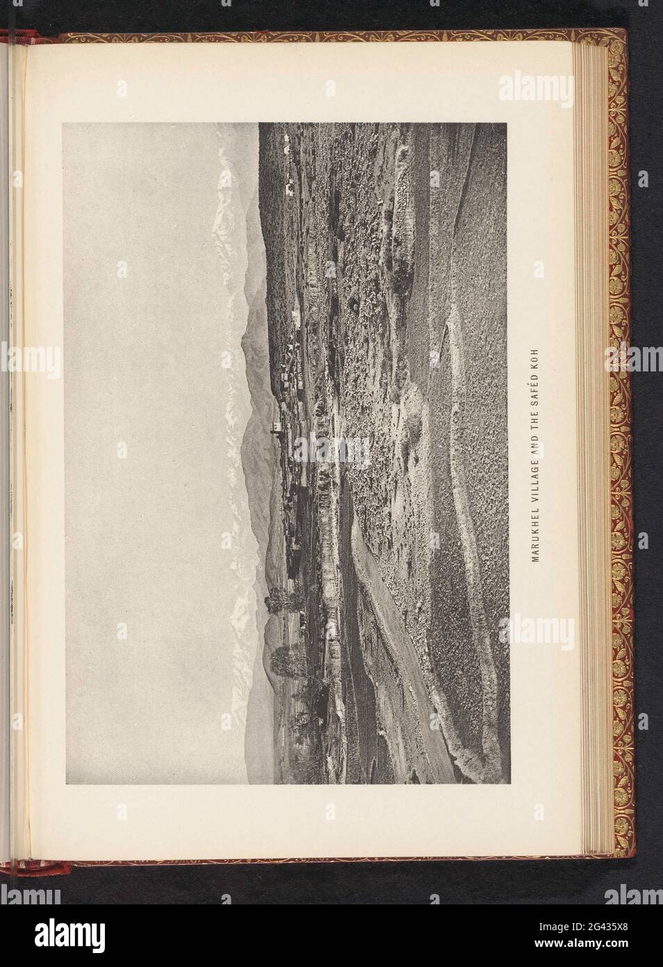 Marukhel village and the Saféd Koh Stock Photo - Alamy