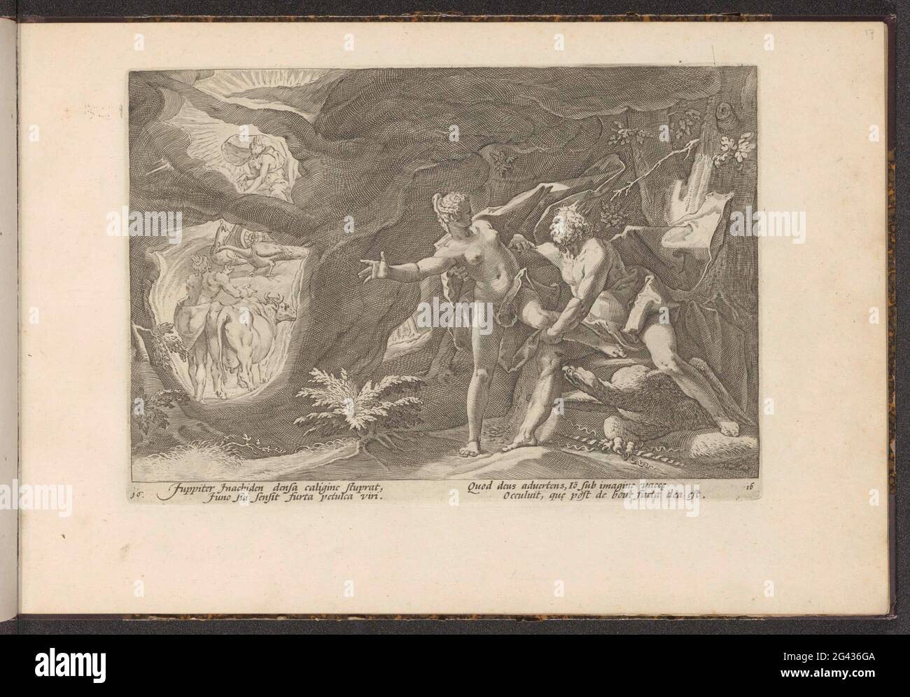 Jupiter agrees to IO; Ovidius' metamorphoses; Reflections by P. Ovidius ...