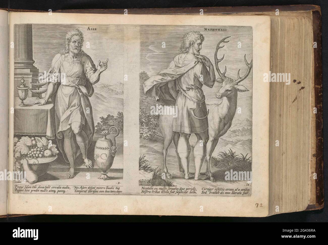 Tribal faders aser and naphthali; Of the Twaelf Patriarchs; The twelve ...