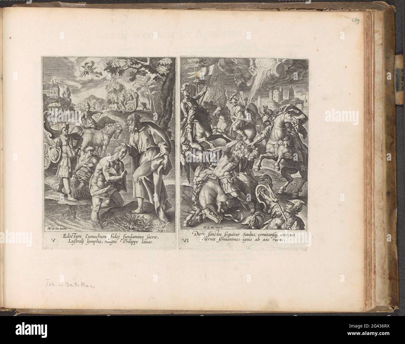 Baptism of the chamberlick / conversion of Paul; Acts of the Apostles ...