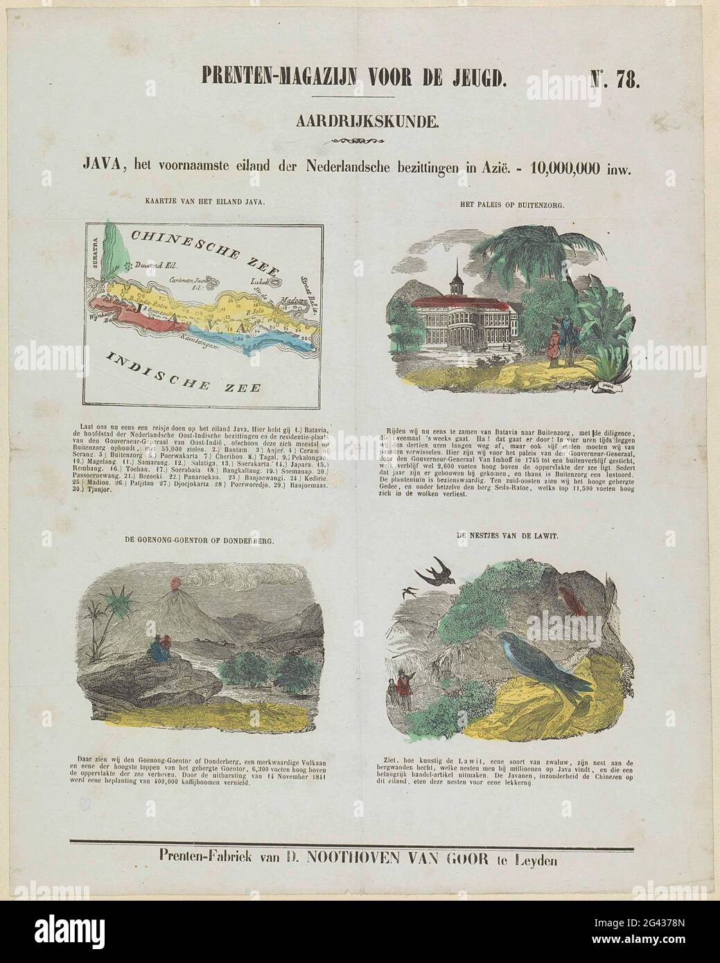 Java, the main island of the Dutch possessions in Asia. - 10,000,000 ...