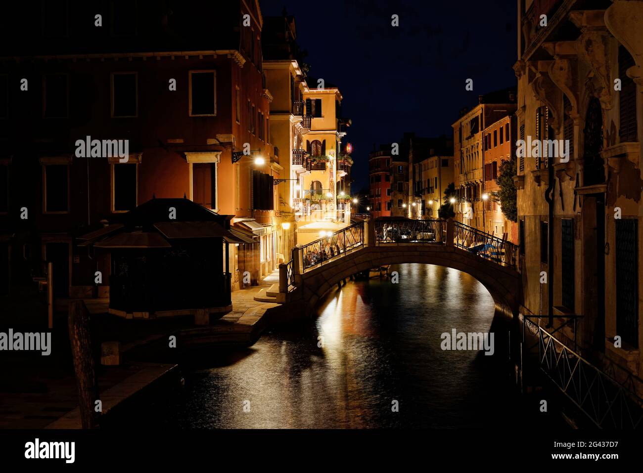 Out and about in Venice at night, Veneto, Italy, Europe Stock Photo - Alamy