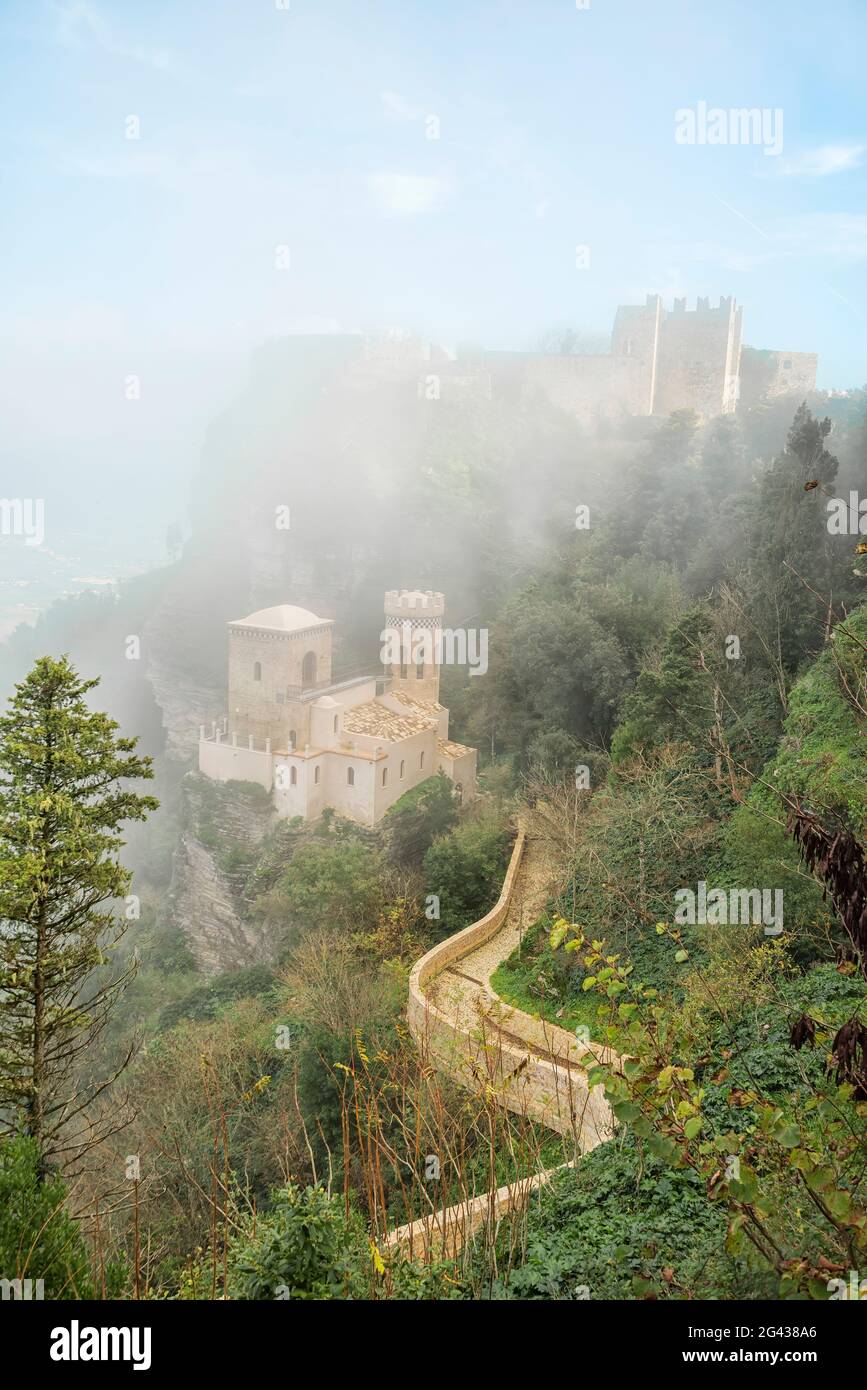 Venus Castle, Erice, Sicily, Italy Stock Photo - Alamy