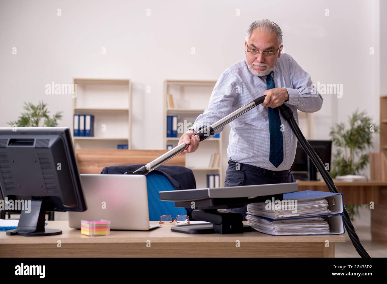 Office cleaner manager hi-res stock photography and images - Alamy