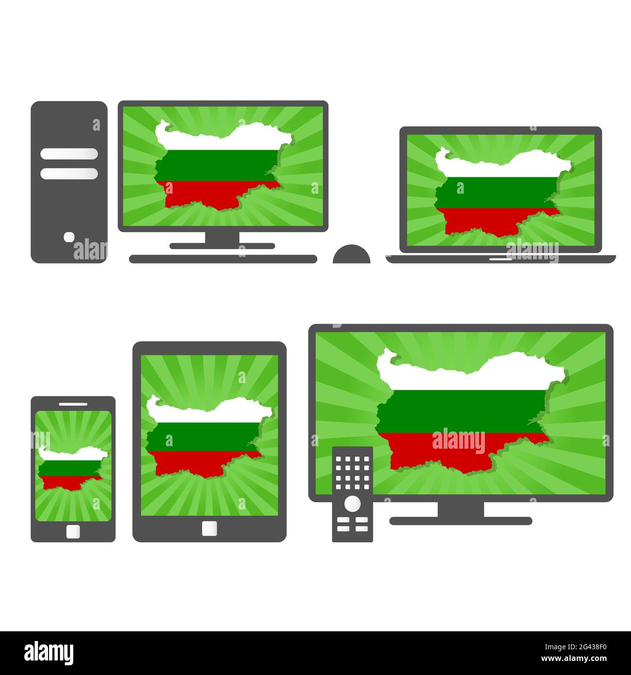 Map republic of bulgaria Stock Vector Images - Alamy