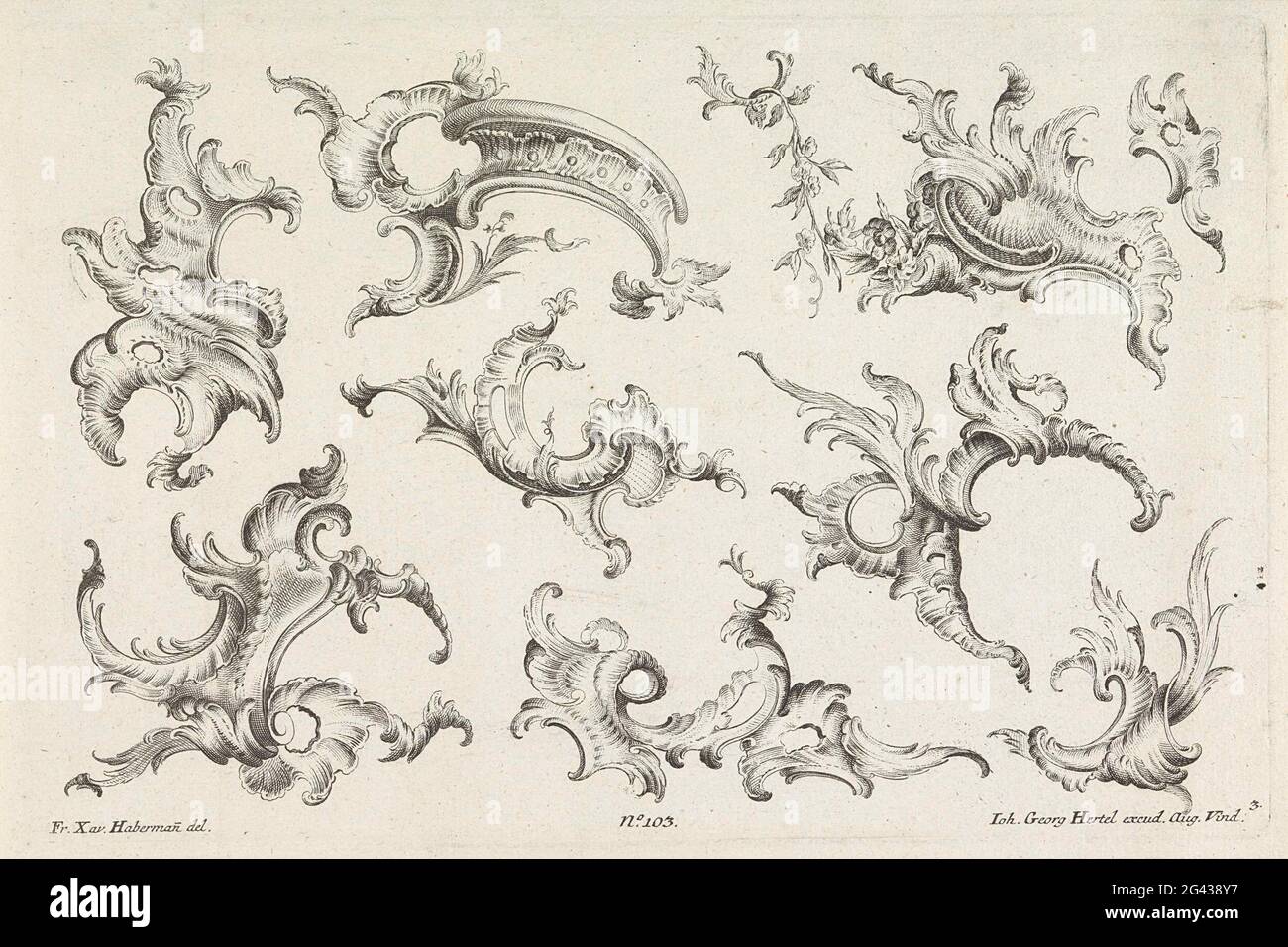 Rocaille scroll hi-res stock photography and images - Alamy