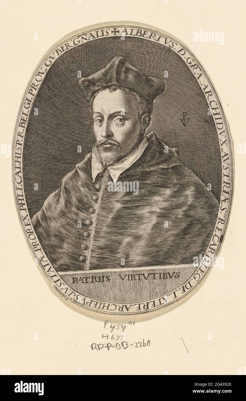 Portrait of Albrecht as Cardinal. Portrait of Albrecht, Archduke of ...
