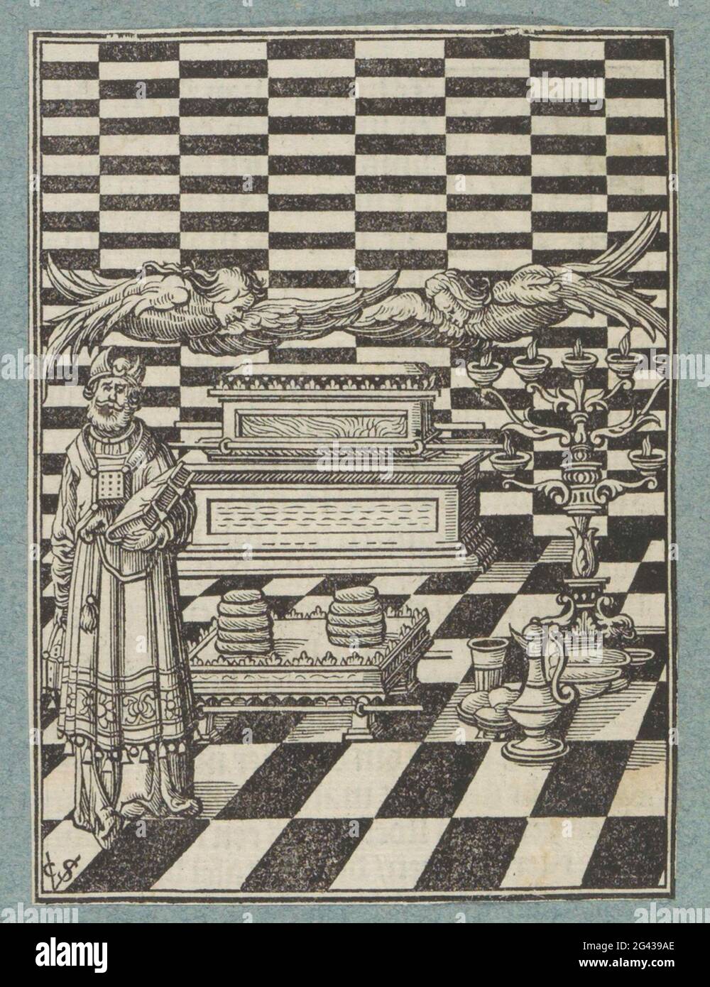 Ark of the covenant and objects from the tabernacle. Ark of the ...