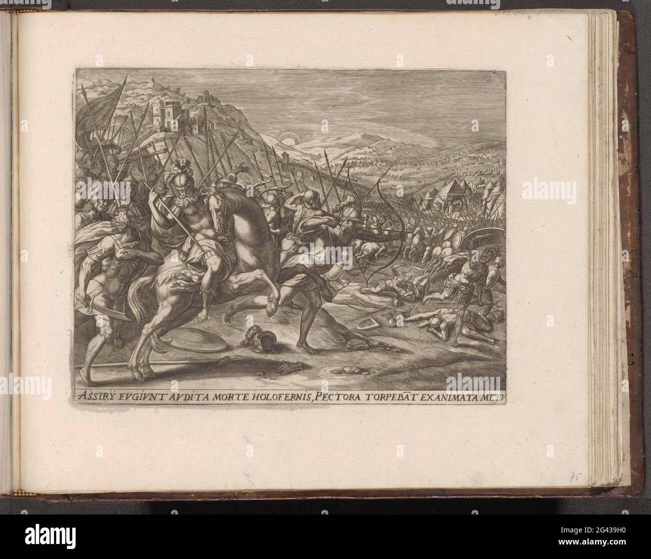 Victory over the Assyrians; History of Judit and Holofernes; Historia ...