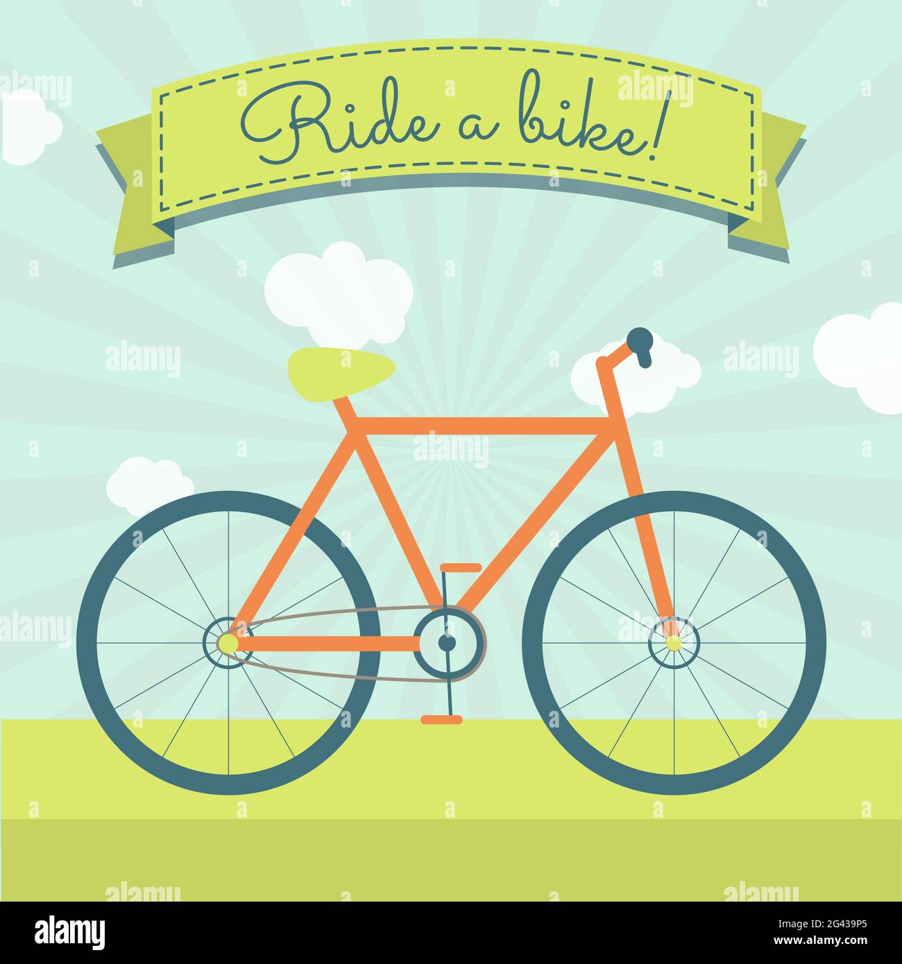 Bike to ride Stock Vector Images - Alamy