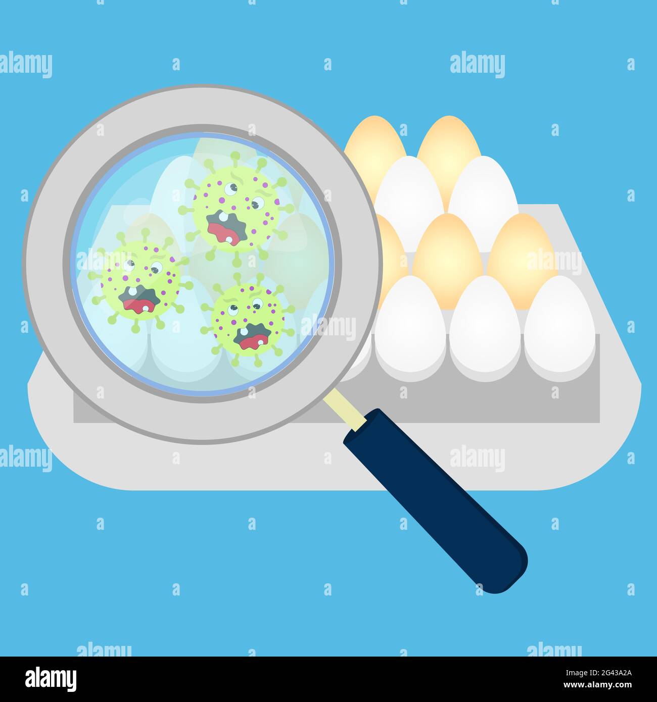 Food contamination Stock Vector Images - Alamy