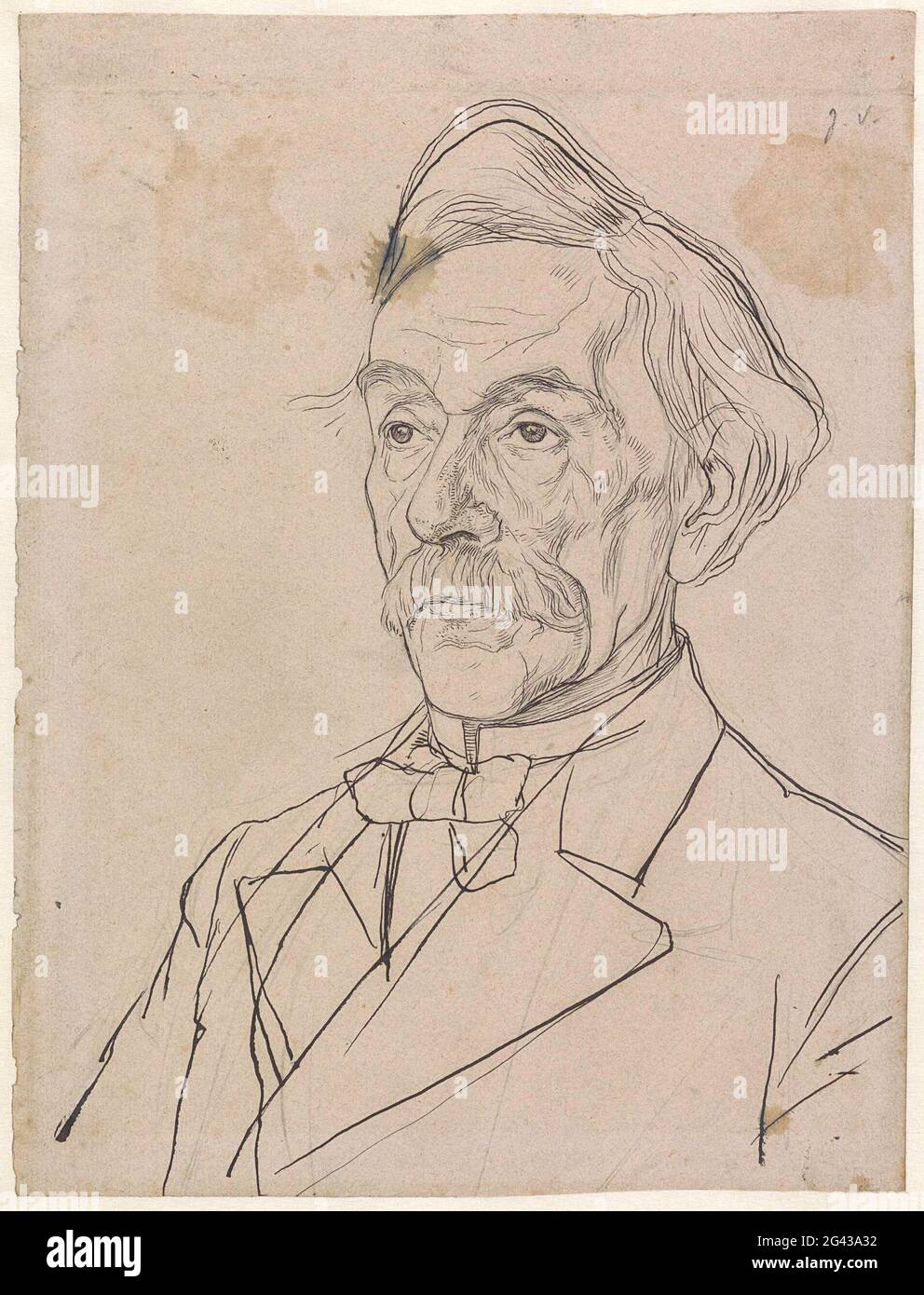 Portrait of L.J. Veltman Stock Photo - Alamy