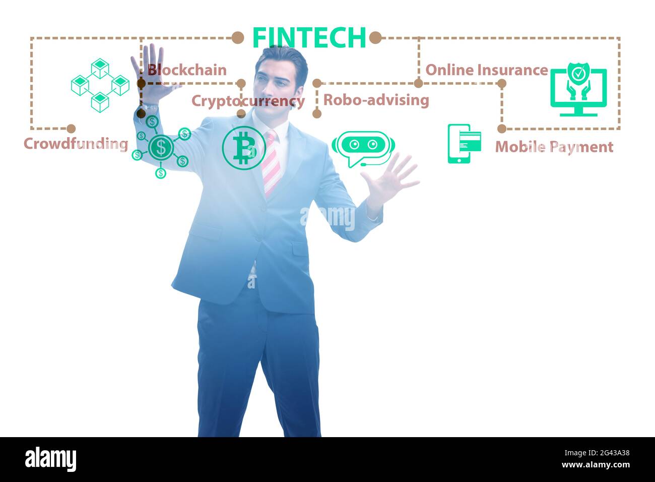 Fintech financial technology investment Cut Out Stock Images & Pictures ...