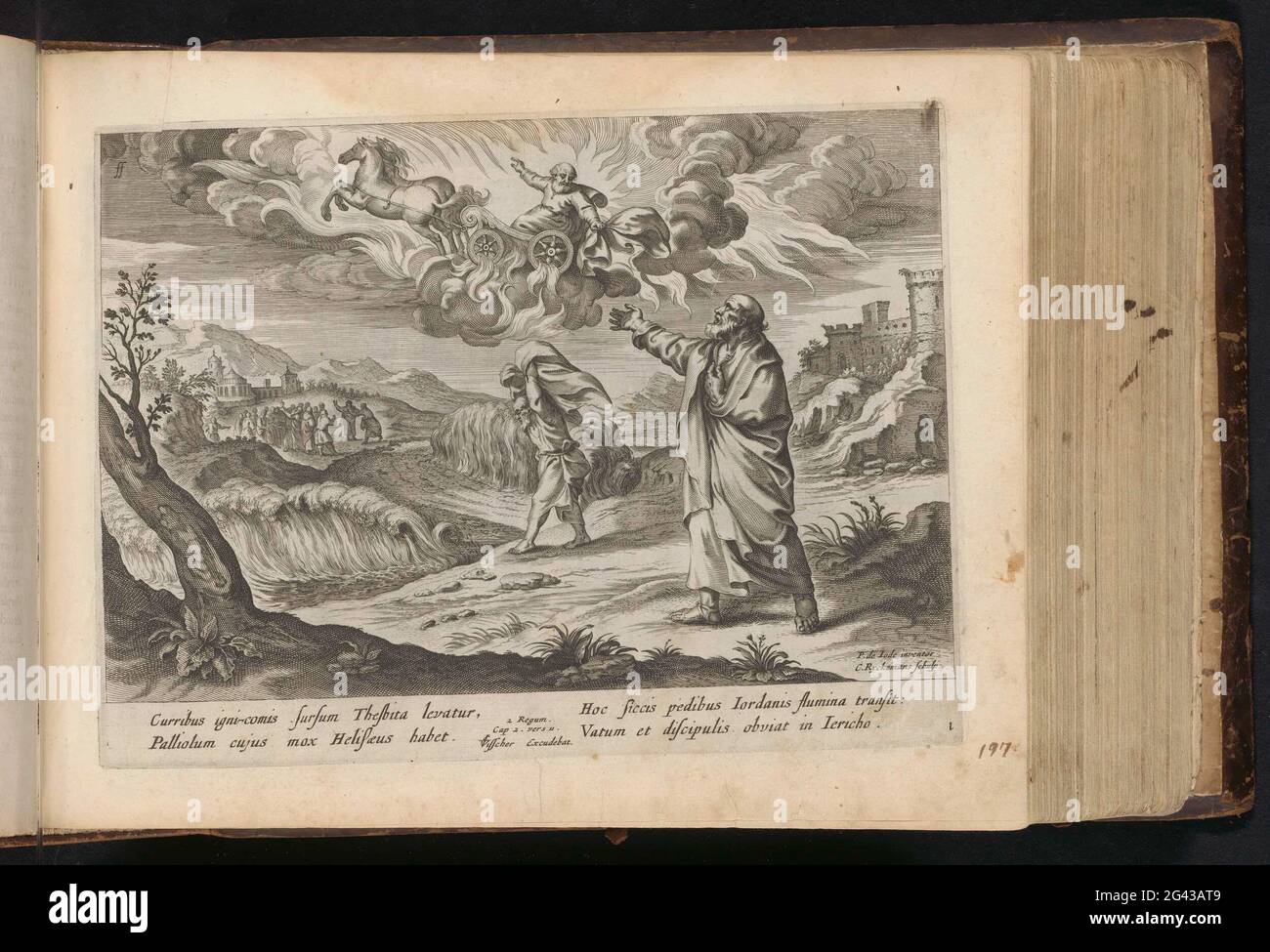 Elisa sees the Ascension of Elia; From Elias and Eliseus; History of ...