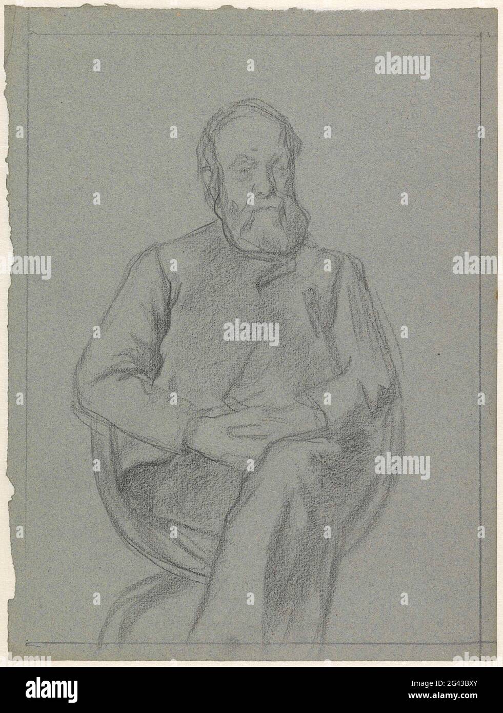 Portrait of a seated man Stock Photo - Alamy