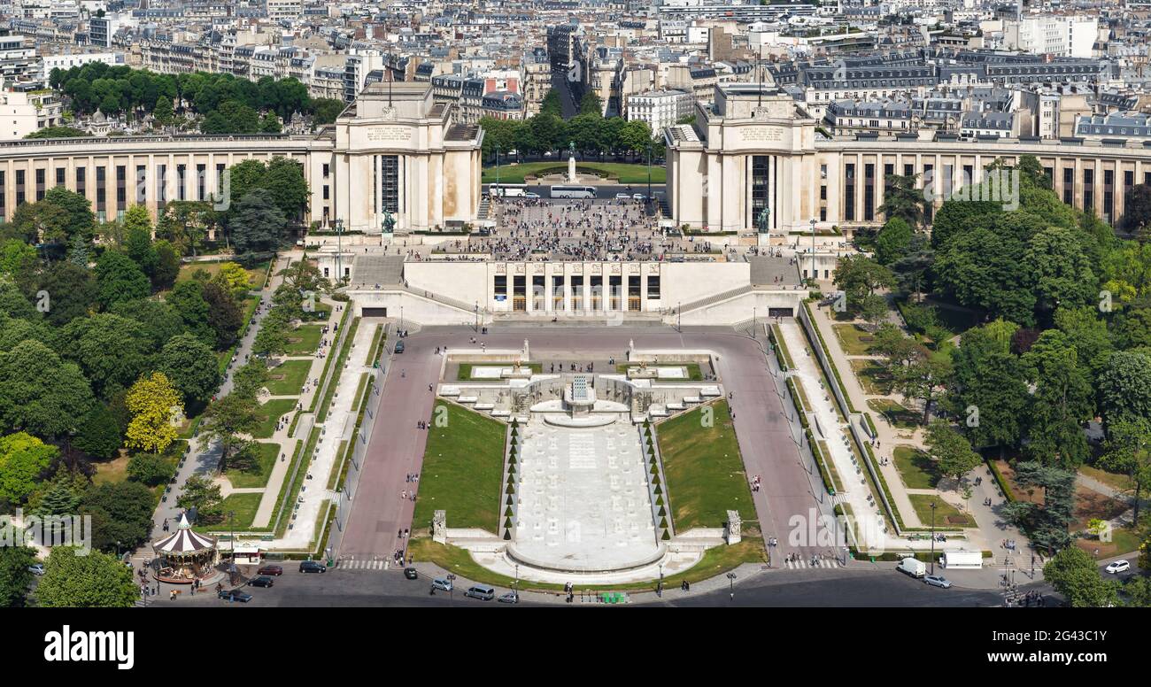 Paris from the Eiffel Tower Stock Photo - Alamy