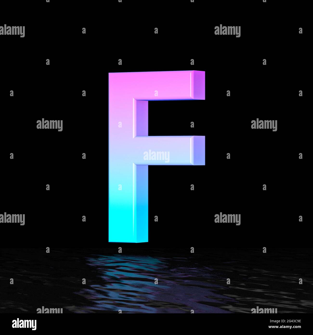 Neon letter f hi-res stock photography and images - Alamy