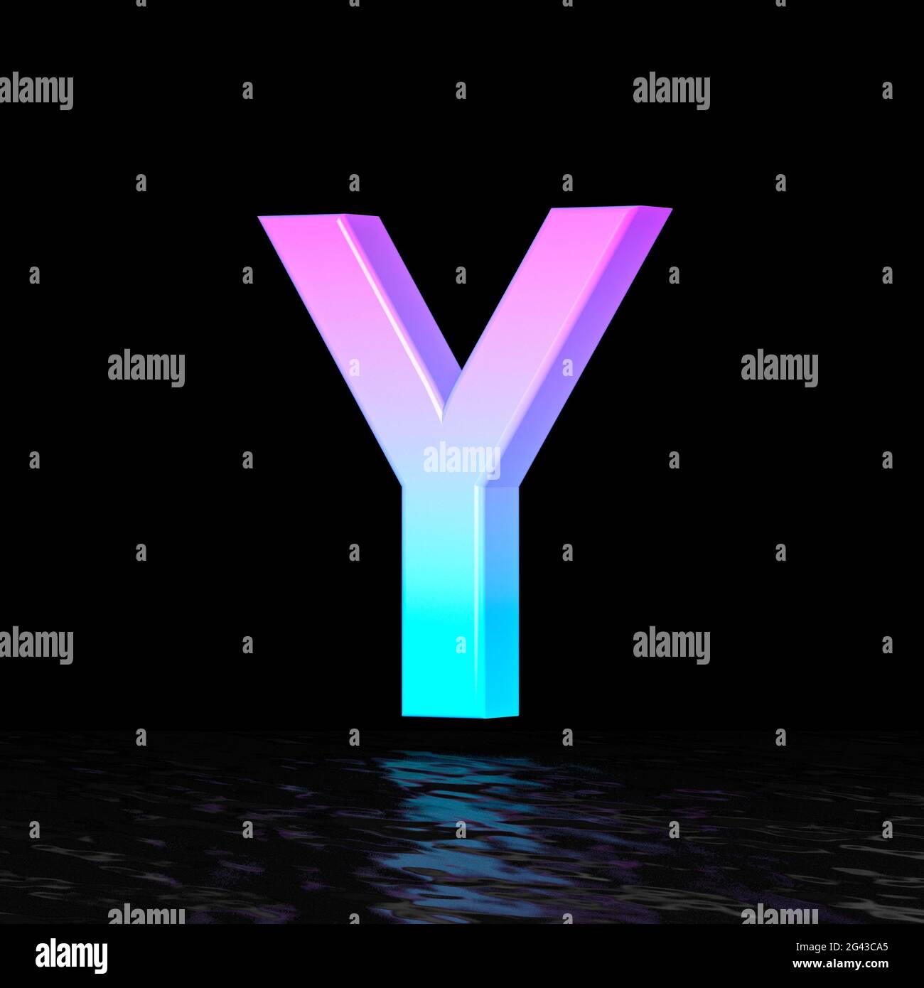 Neon letter y hi-res stock photography and images - Alamy