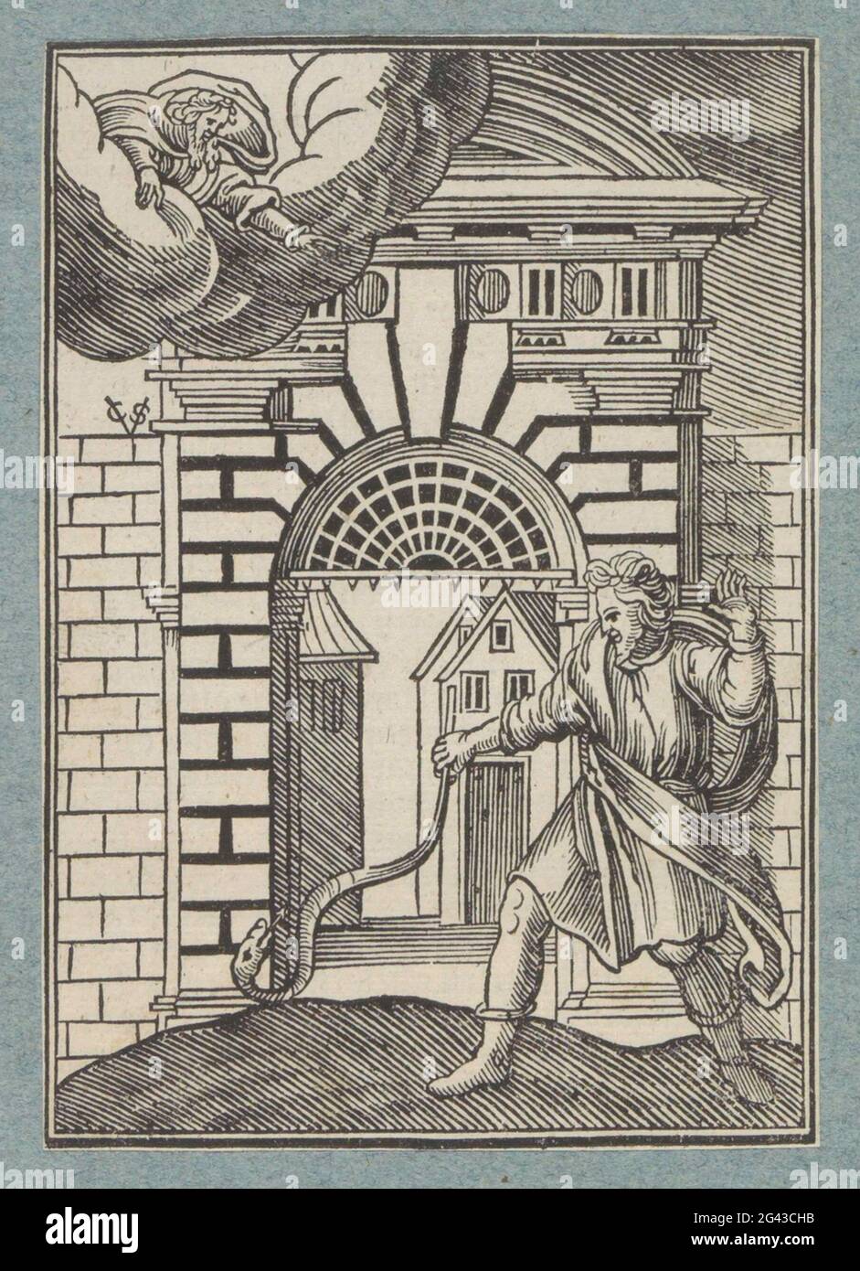 God the father changes Moses' staff in a snake. On order of God the ...