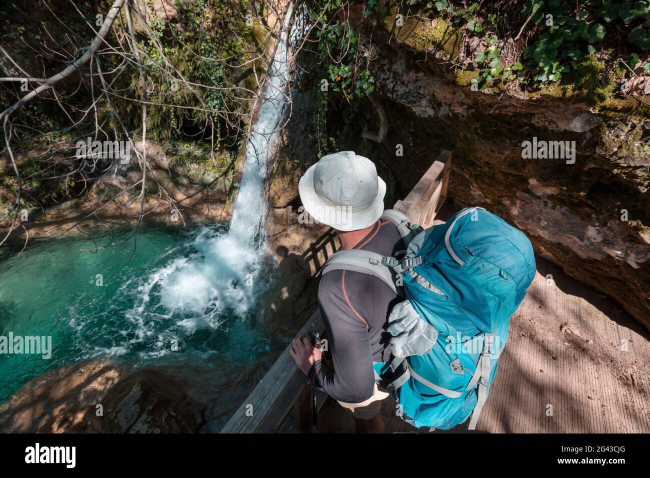 Waterfalls in hike Stock Photo - Alamy