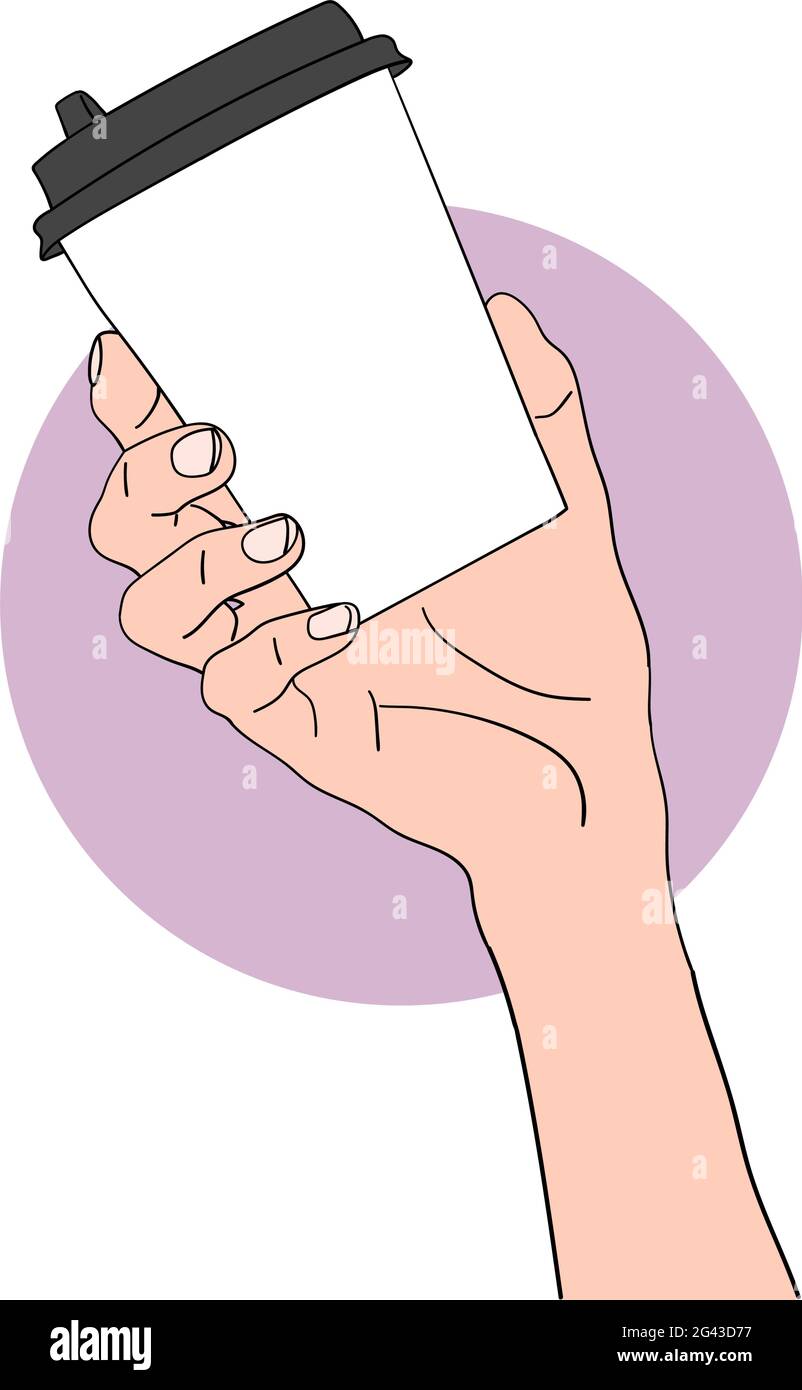 Hand drawn sketch disposable Cut Out Stock Images & Pictures - Alamy