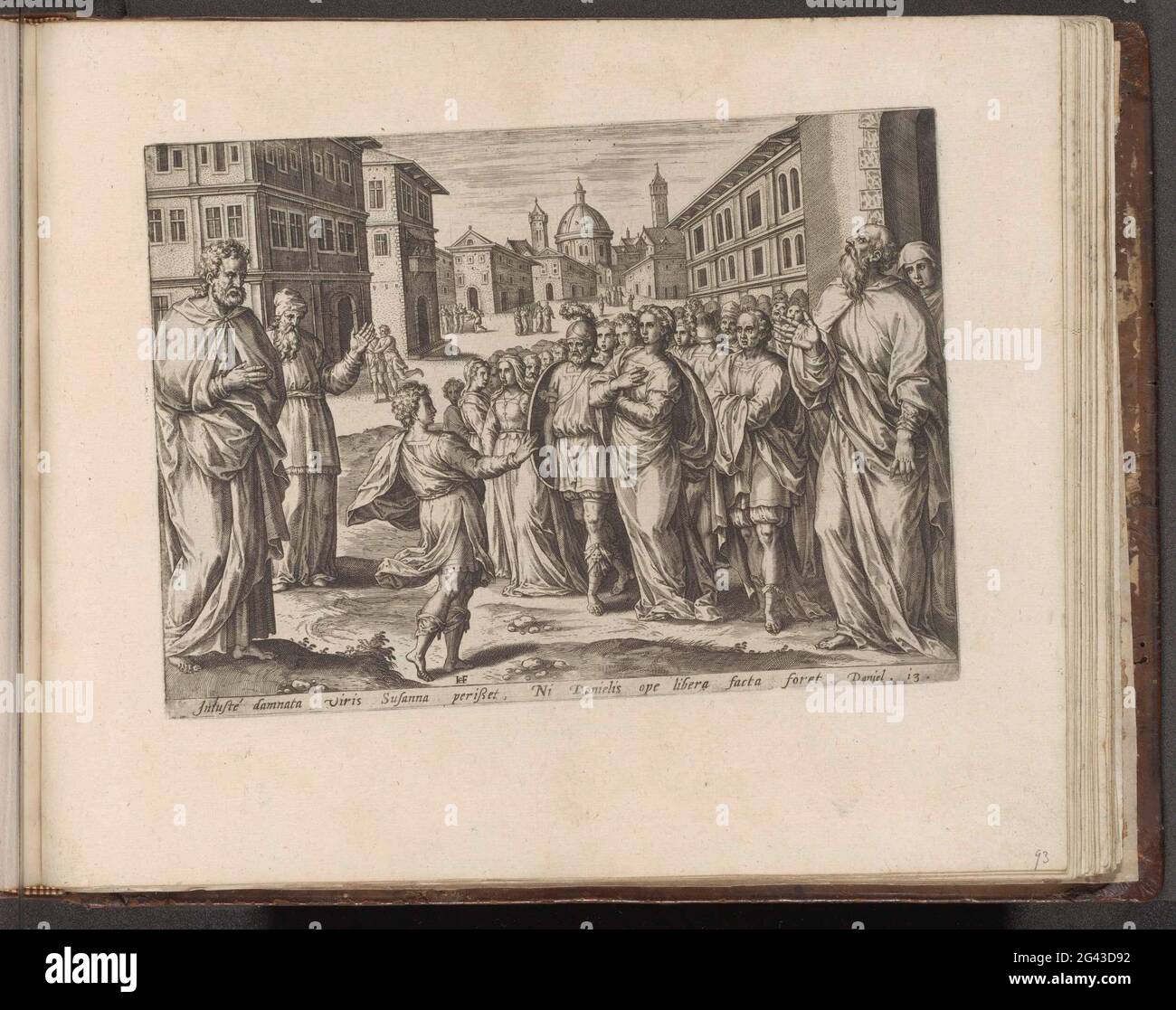 Daniel goes against suspension of Susanna; History of Susanna; Historia ...