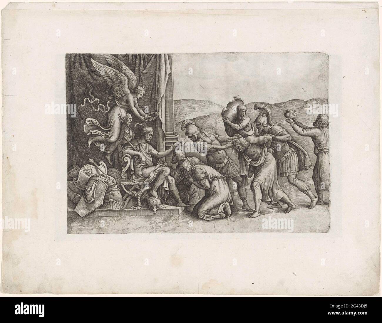 Scipio grants clementy to prisoners. The Roman General Scipio Africanus ...