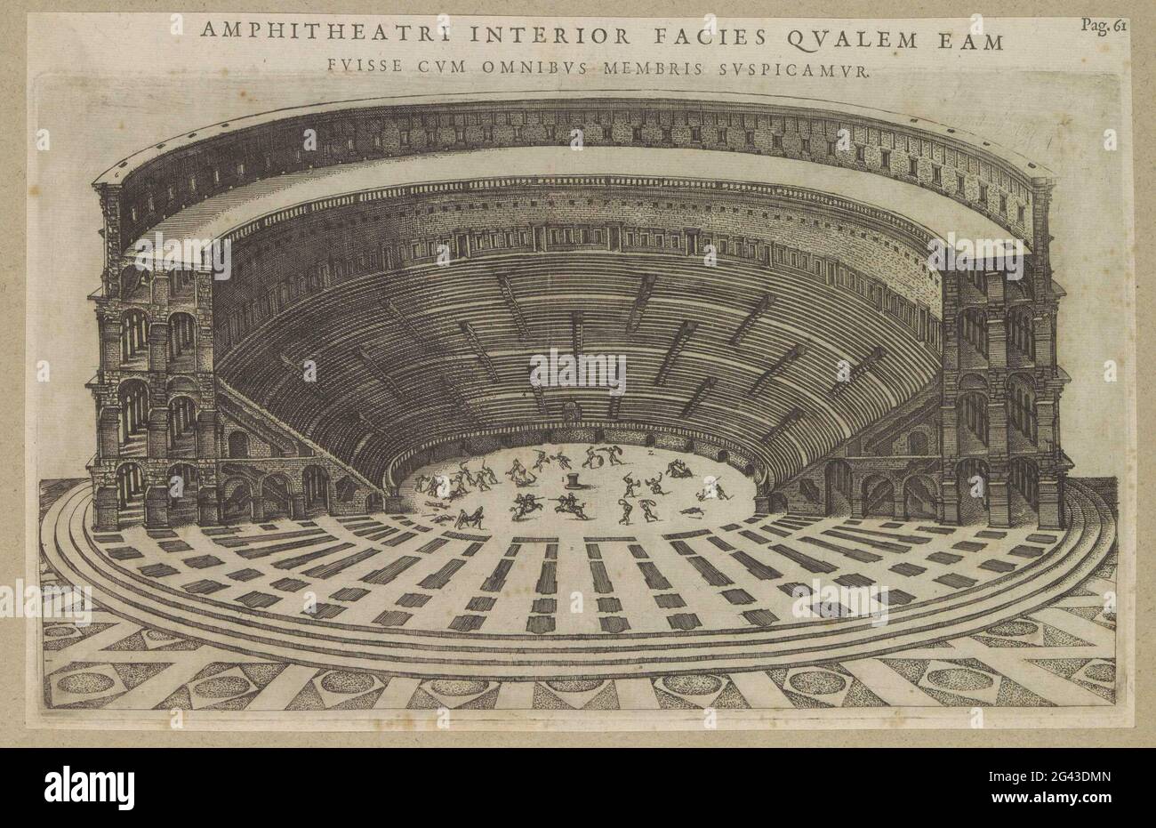 Interior of an amphitheater; Amphitheatri Interior Facies Qualem EAM ...