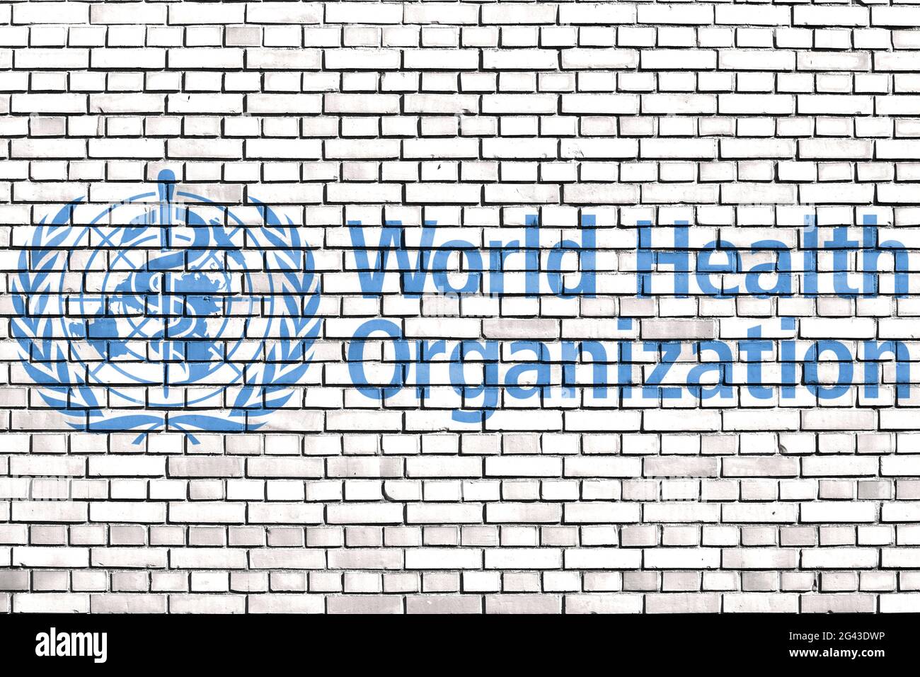 Flag of the world health organization hi-res stock photography and ...