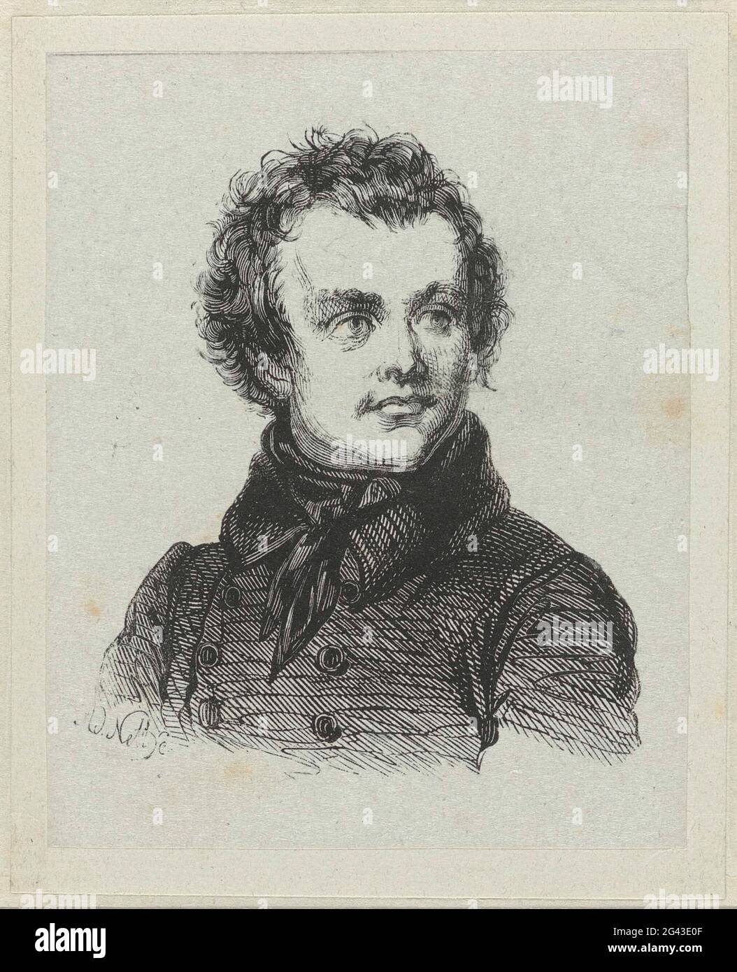 Portrait of the painter François Verheyden Stock Photo - Alamy