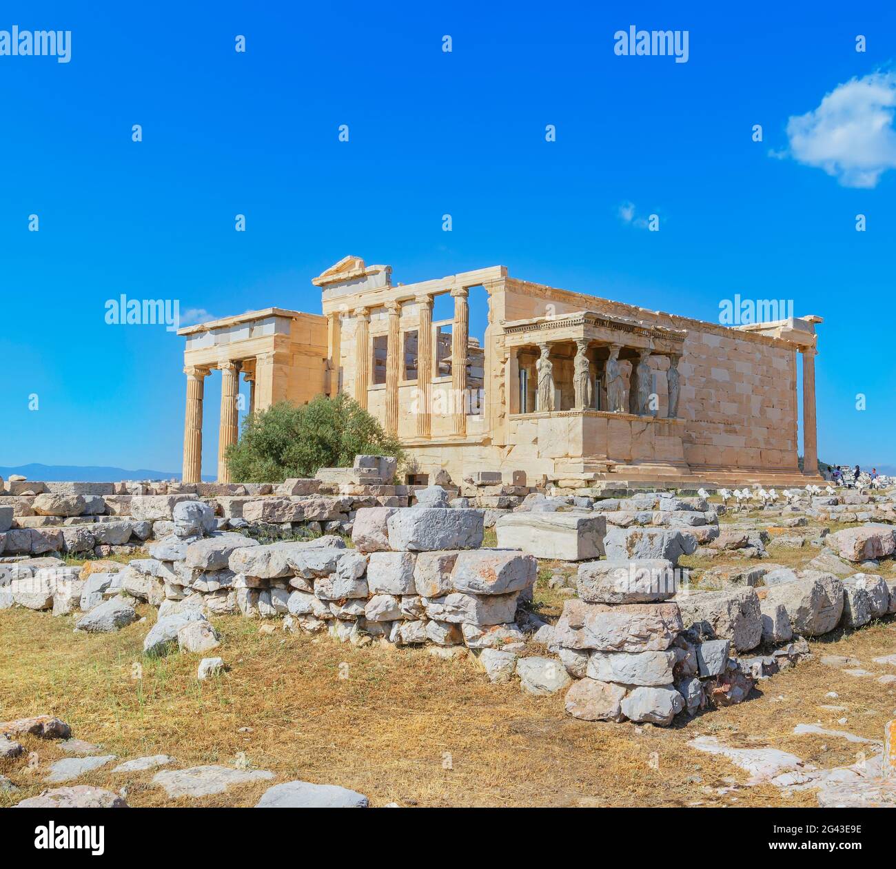 Porch of Caryatids, Erechtheion Temple, Acropolis, Athens, Greece ...