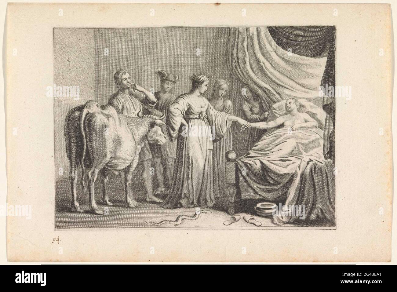 Isis visits Telethusa in her dream; Metamorphoses from Ovid. The ...