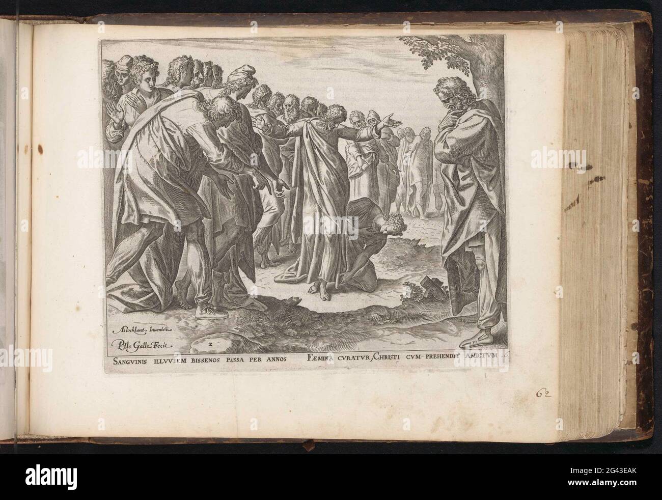 Christ heals a woman who suffers from blood loss; Attachmenth dereee by ...