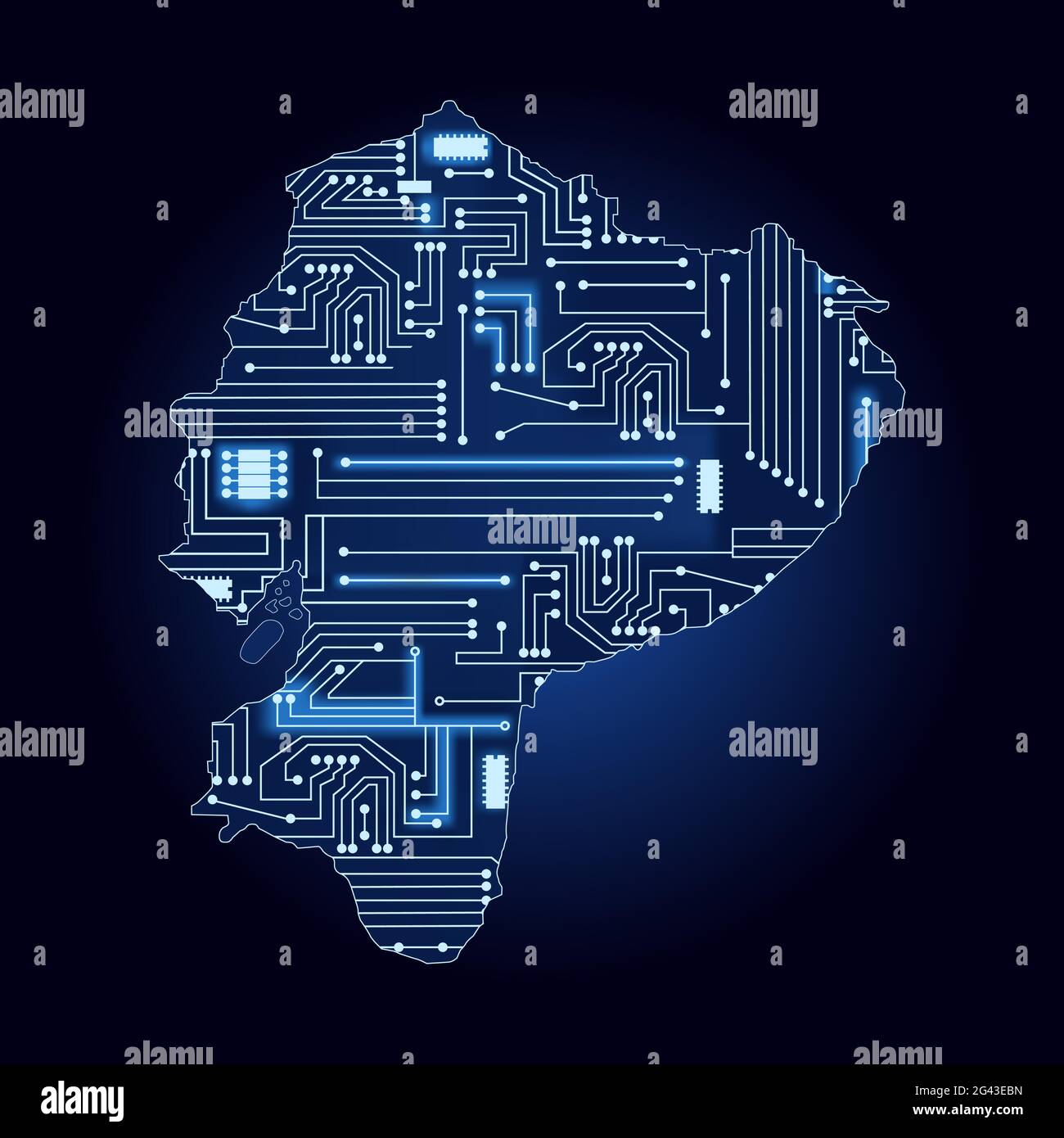 Equator map hi-res stock photography and images - Alamy
