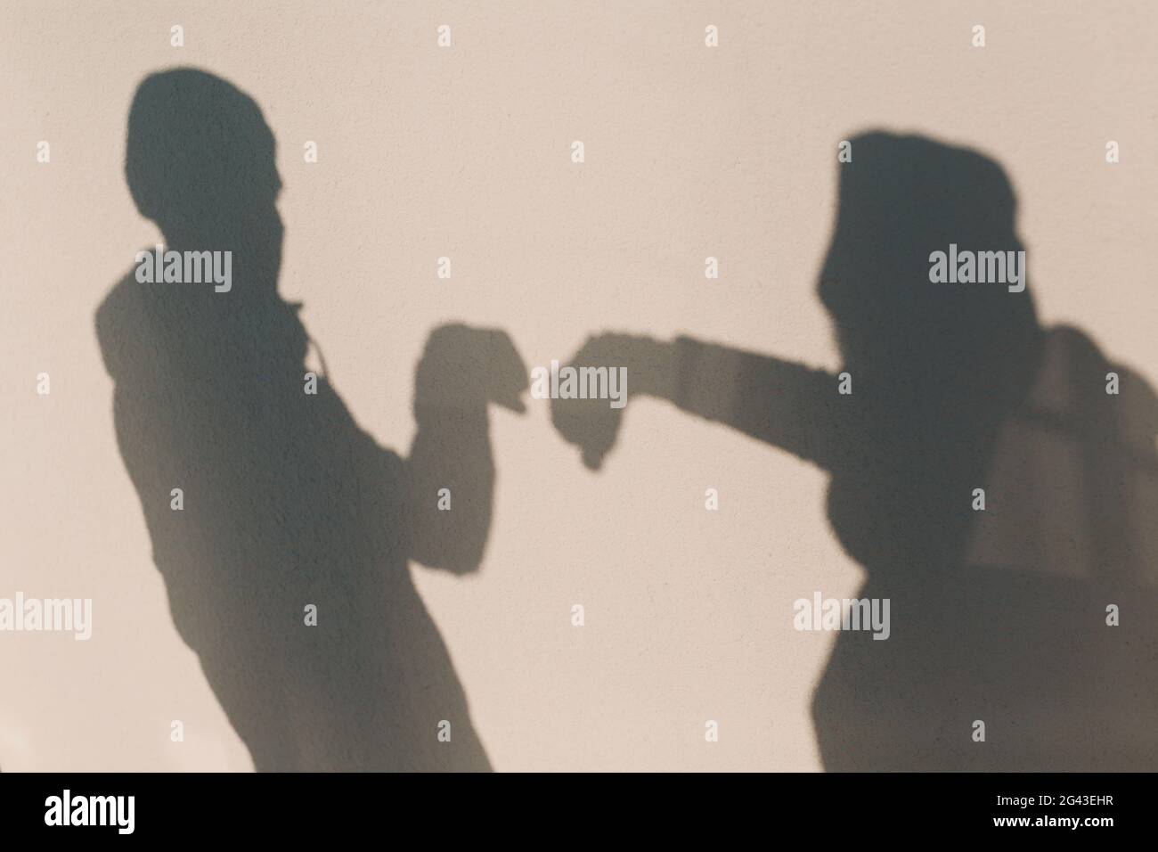 Hand greeting fist hi-res stock photography and images - Alamy